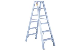 CSA Grade 1/1A Trestle Ladder, Aluminum, 6' | ind