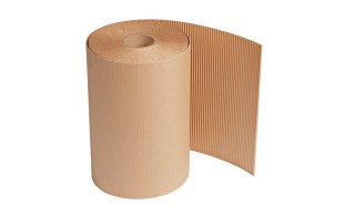 CYNCH C Flute Corrugated Single Face Cardboard, Brown, 42" W X 250' L | ind