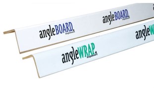 Angleboard Laminated Paperboard Corner Protectors, White, 2"X 2"X 76"X ...