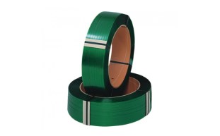 CYNCH Polyester Strapping, Green, 5/8" W x .035" T x 4,000' L | ind